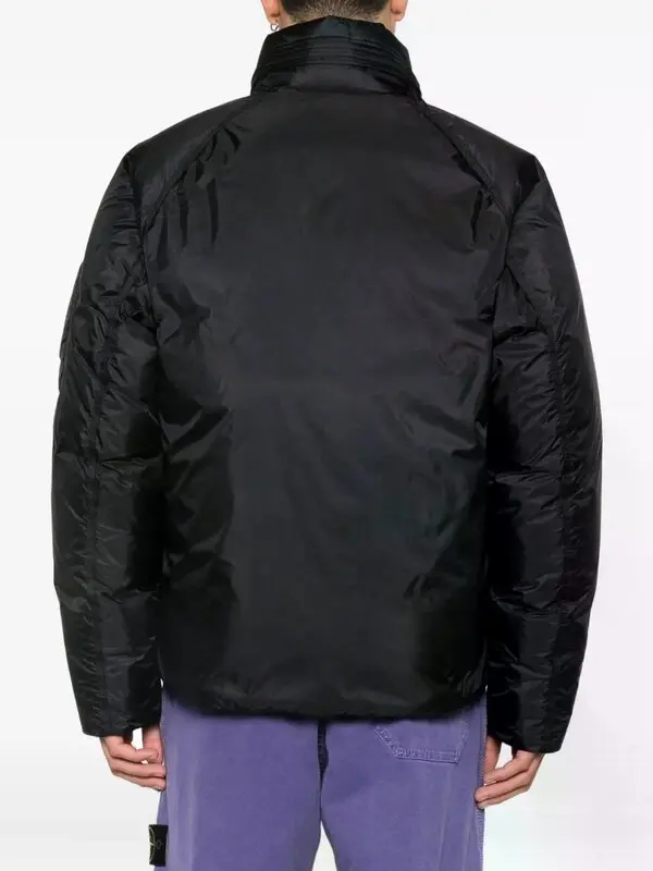 C.P. COMPANY Quilted Panelled Jacket - Black