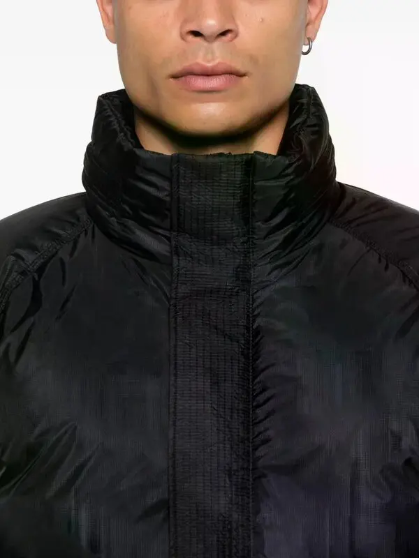 C.P. COMPANY Quilted Panelled Jacket - Black