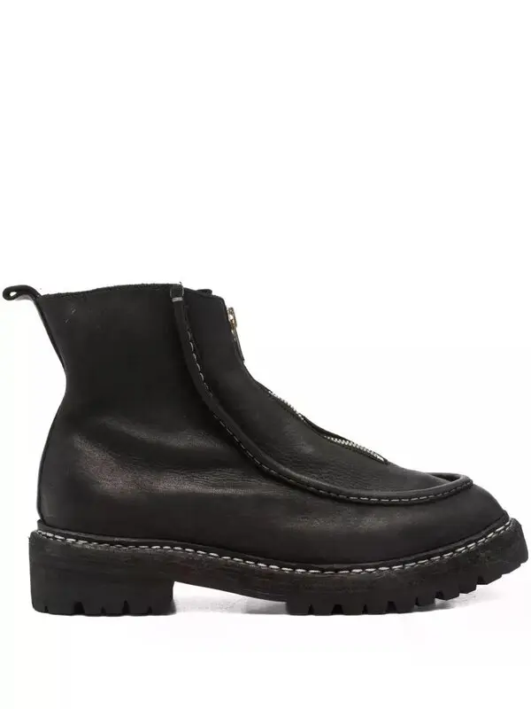 Guidi Leather Ankle Boots
