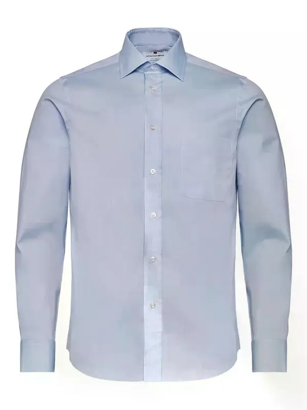 LOJA DAS MEIAS Cotton Shirt - Blue