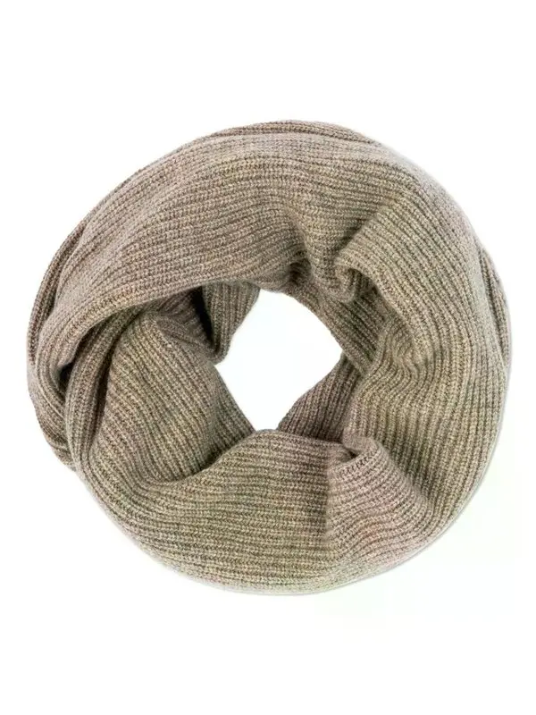 Eric Bompard Ribbed-knit Cashmere Snood - Neutrals
