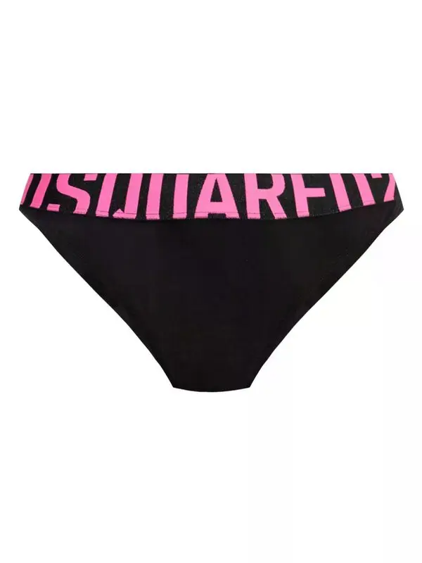 Dsquared2 Logo-waistband Briefs - Black