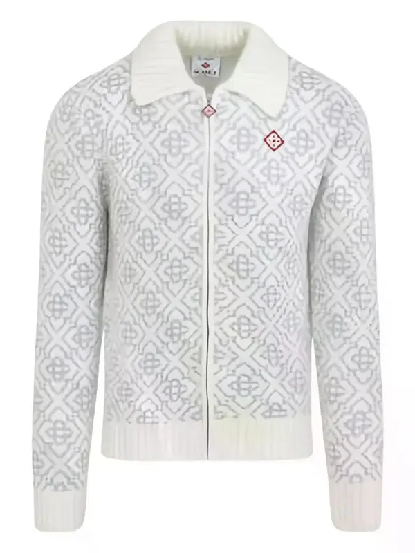 Casablanca Patterned Zip Knitwear