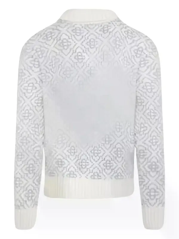 Casablanca Patterned Zip Knitwear
