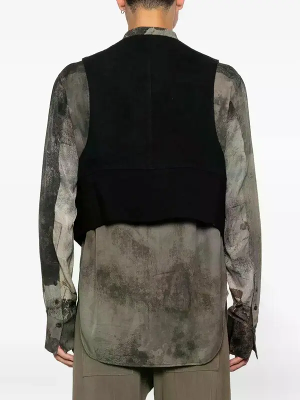 ZIGGY CHEN Asymmetric Waistcoat