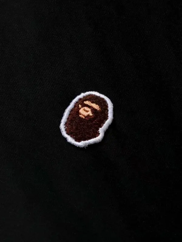 A BATHING APE Long-sleeve Logo-patch Sweater
