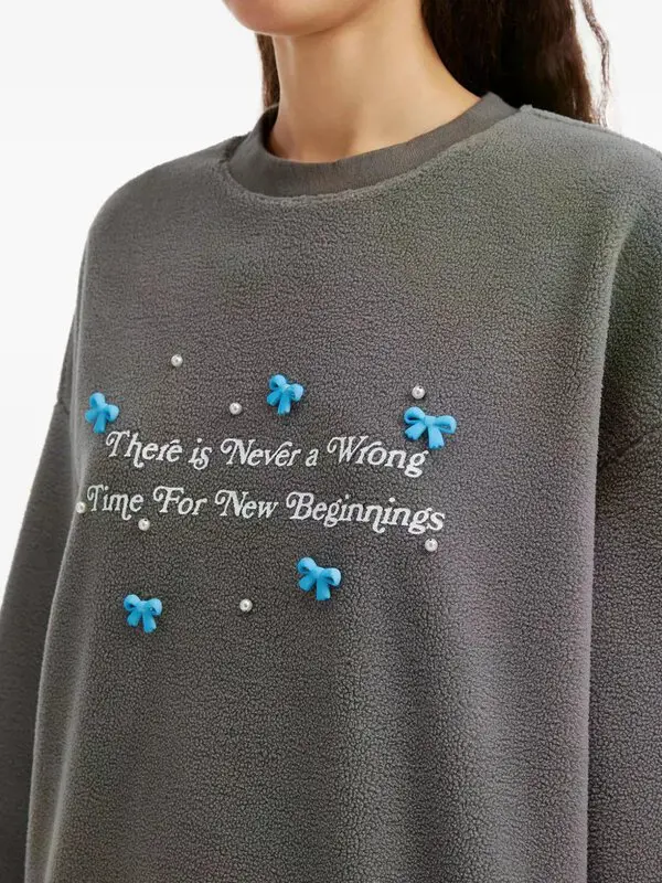 B+AB Bow-appliqué Sweater
