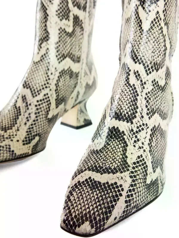 AeydĒ Regal Heel Patterned Boots