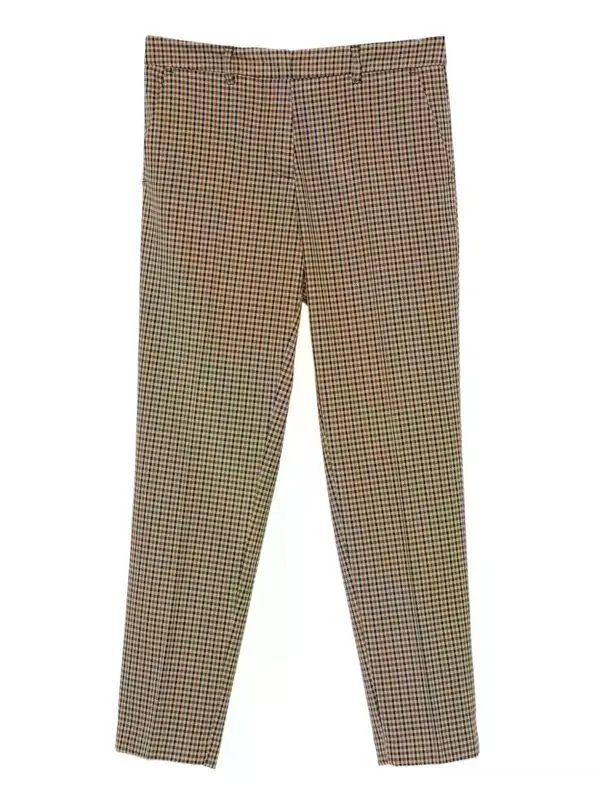 CENERE GB Checked Trousers