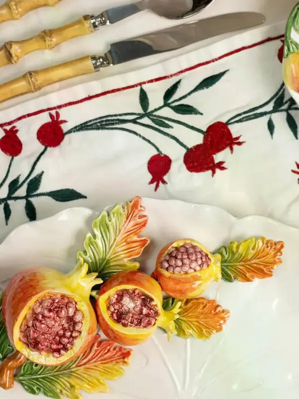 LES-OTTOMANS Pomegranate Tray