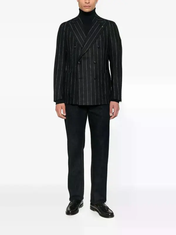 Tagliatore Striped Double-breasted Blazer