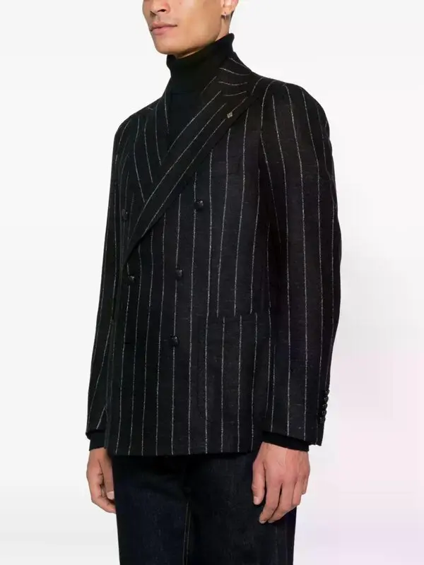 Tagliatore Striped Double-breasted Blazer