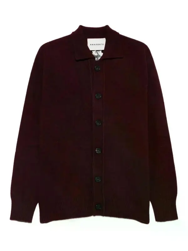 AMARANTO Fine-knit Cardigan