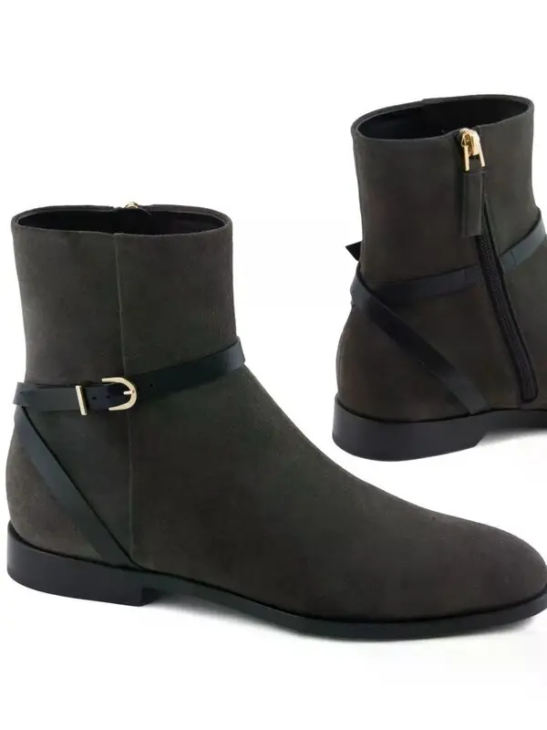 Giorgio Armani Suede Ankle Boots