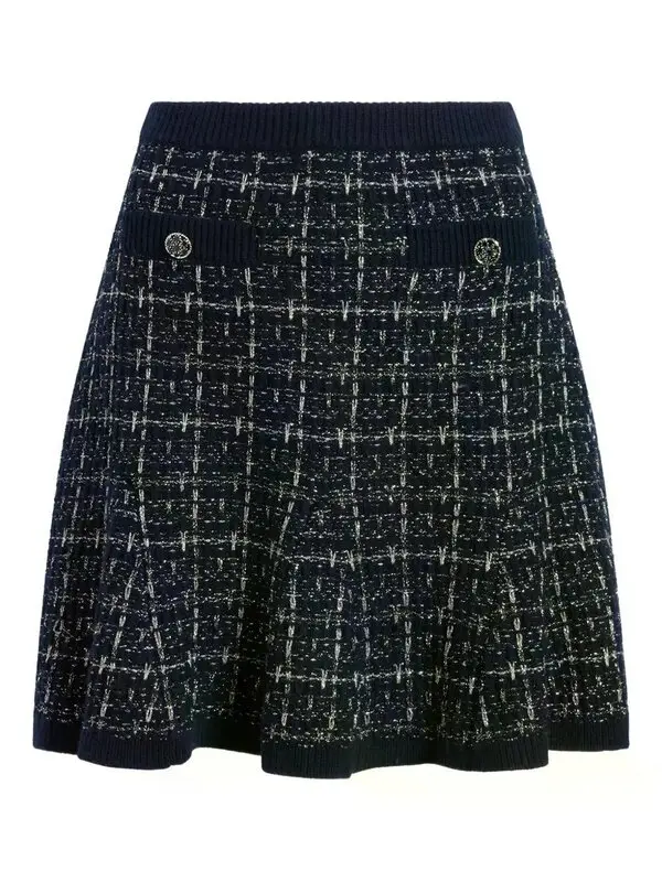 Cinq À Sept Ainara Check-pattern Mini Skirt