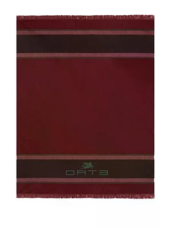 Etro Logo-detail Throw Blanket