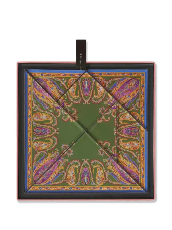 Etro Paisley Tangram - Green