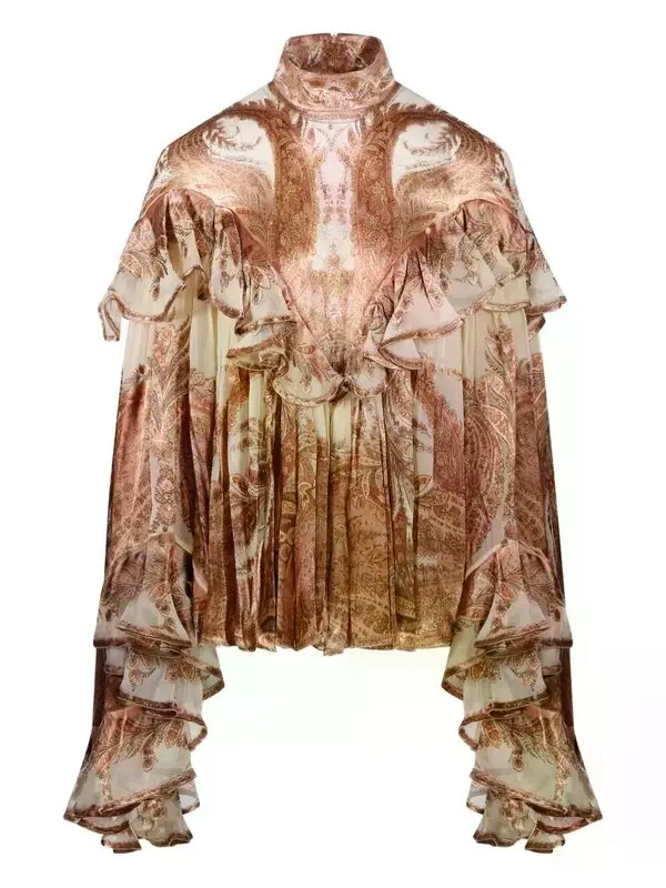 Zimmermann Hypnotic Paisley Blouse