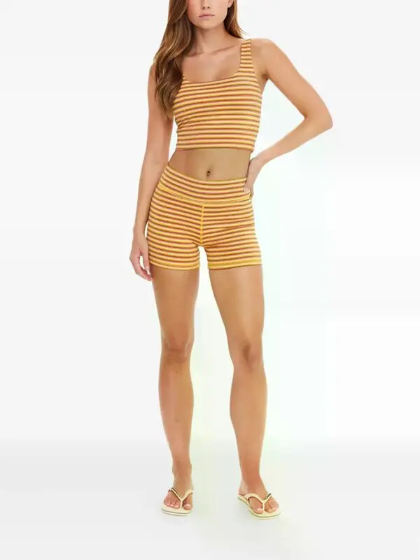 The Upside Naxos Striped Spin Short