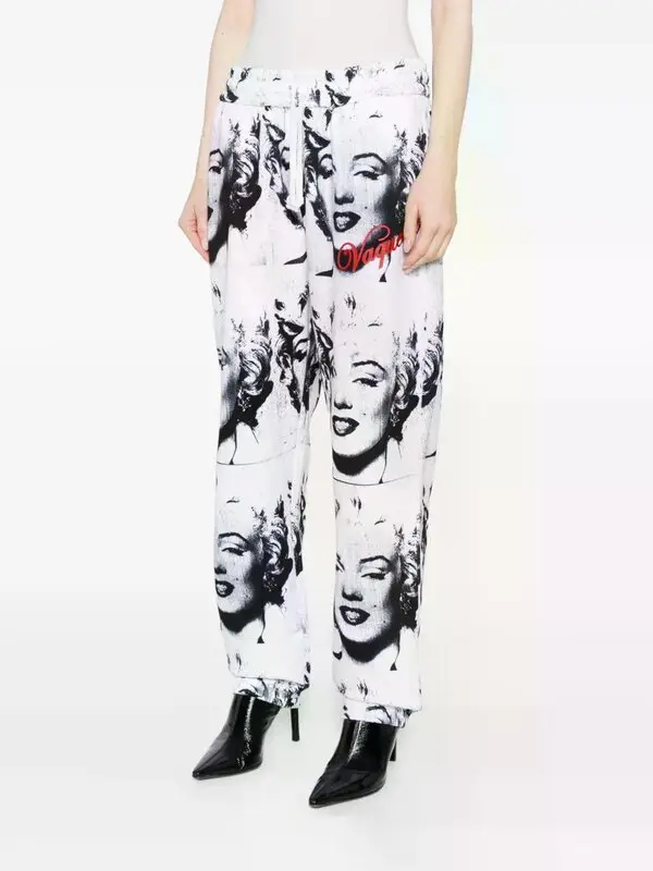 Vaquera Graphic-print Trousers