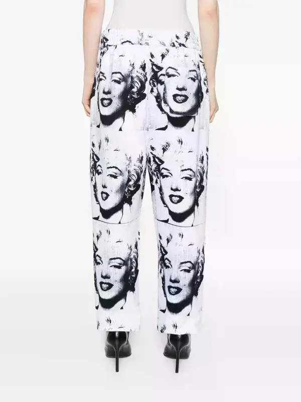 Vaquera Graphic-print Trousers