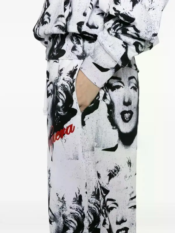 Vaquera Graphic-print Trousers