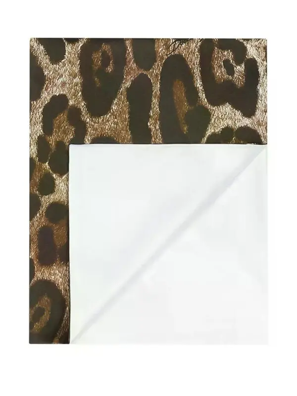 Dolce & Gabbana Leopard-print Pillowcases - White