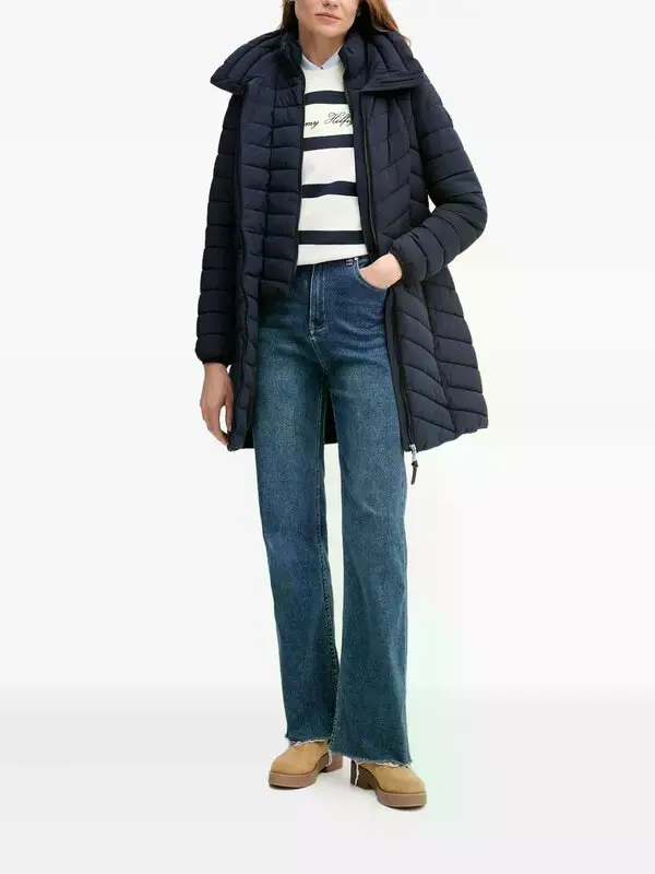 Dkny Chevron Padded Coat