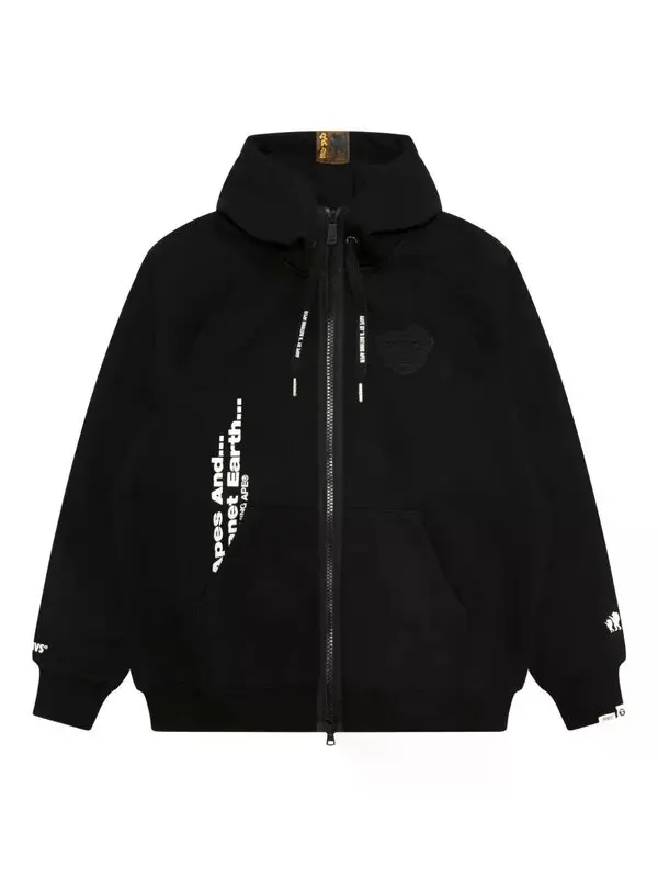 AAPE BY *A BATHING APE Hooded Zip Up Hoodie