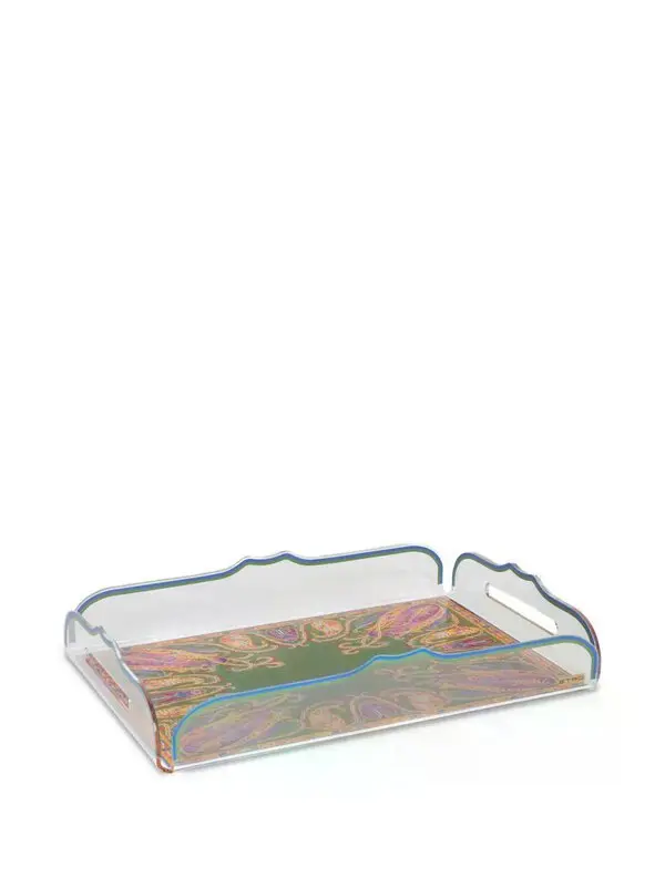Etro Paisley Rectangular Tray