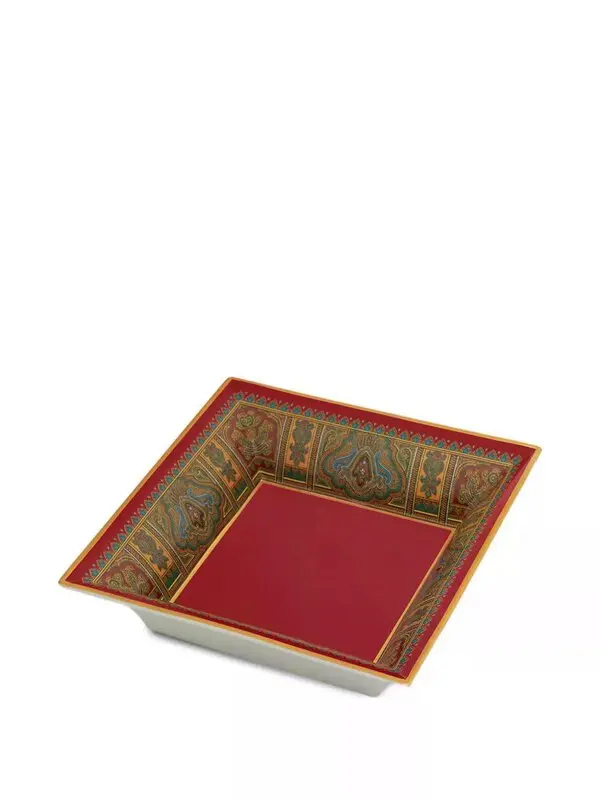 Etro Paisley Porcelain Tray - Red