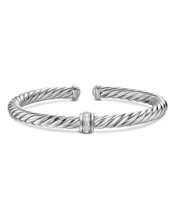 David Yurman Cable Flex Center Station Bracelet