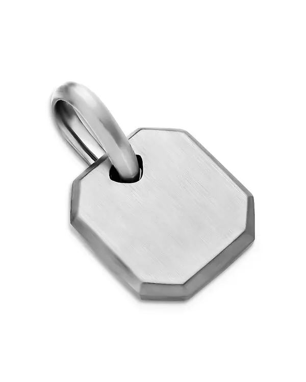 David Yurman Octagonal Amulet, 15mm - Silver