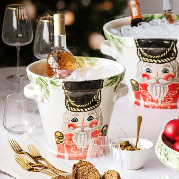 VIETRI Nutcrackers Ice Bucket