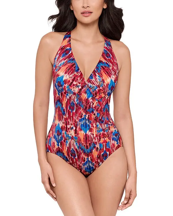 Miraclesuit Ikat Dorado Wrapsody One Piece Swimsuit - Multi