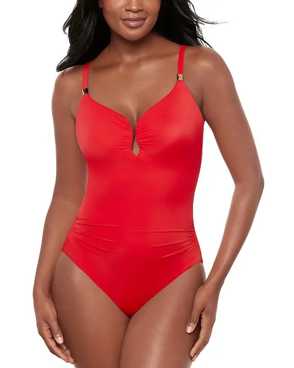Miraclesuit Razzle Dazzle Antheia One Piece Swimsuit - Poppy