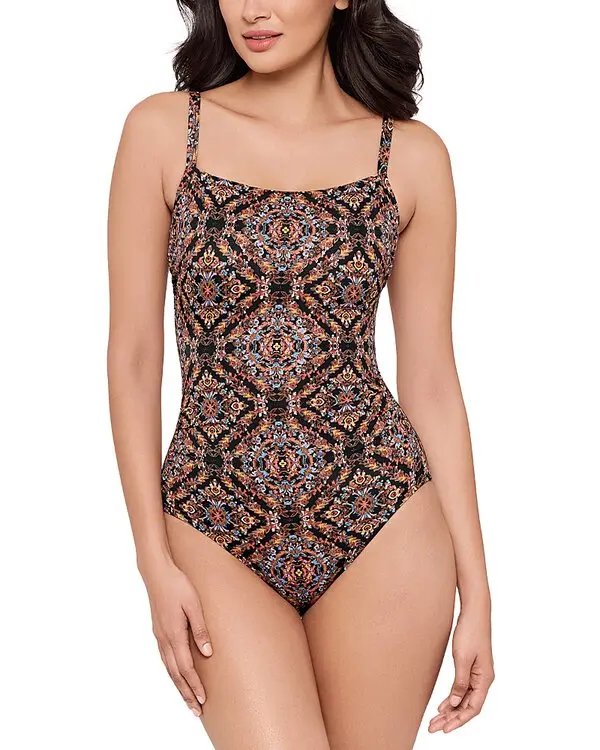 Miraclesuit Scandale Kara One Piece Swimsuit - Black/multi