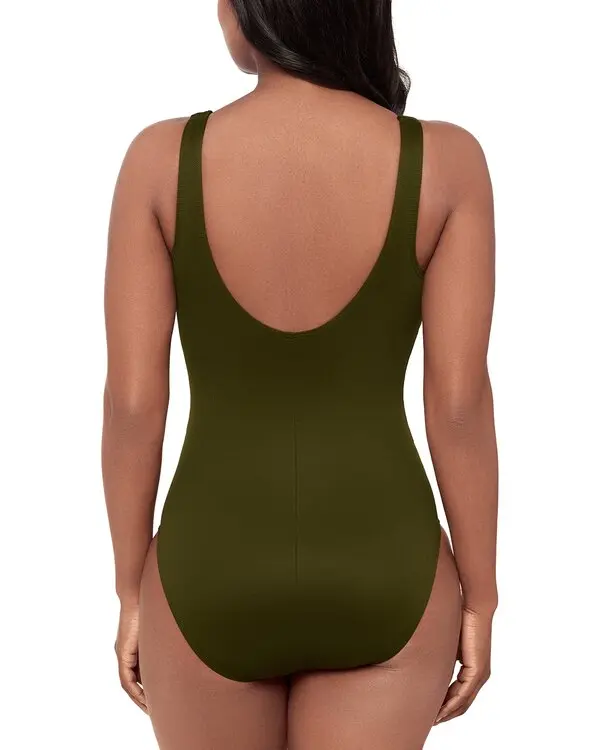 Miraclesuit Solid Ibiza One Piece Swimsuit - Nori
