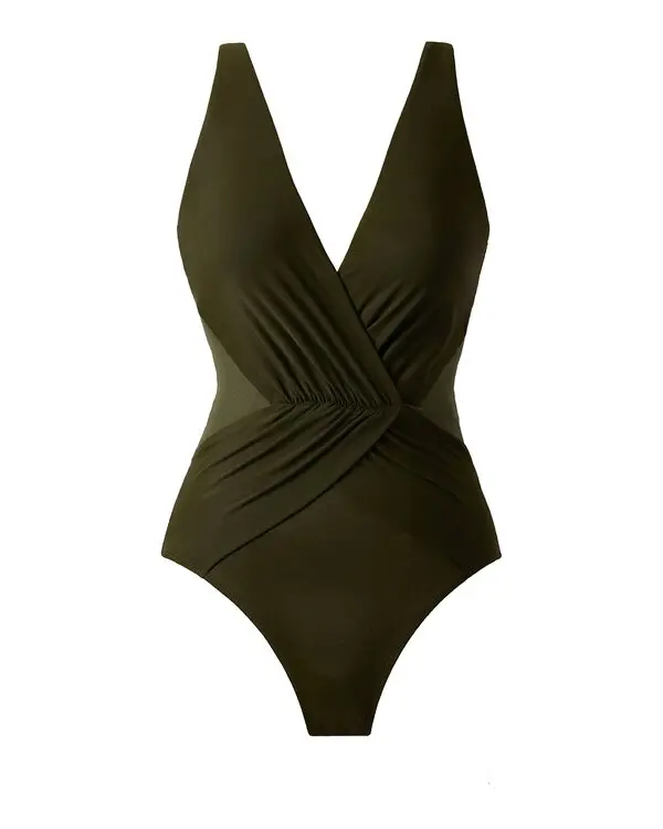 Miraclesuit Solid Ibiza One Piece Swimsuit - Nori