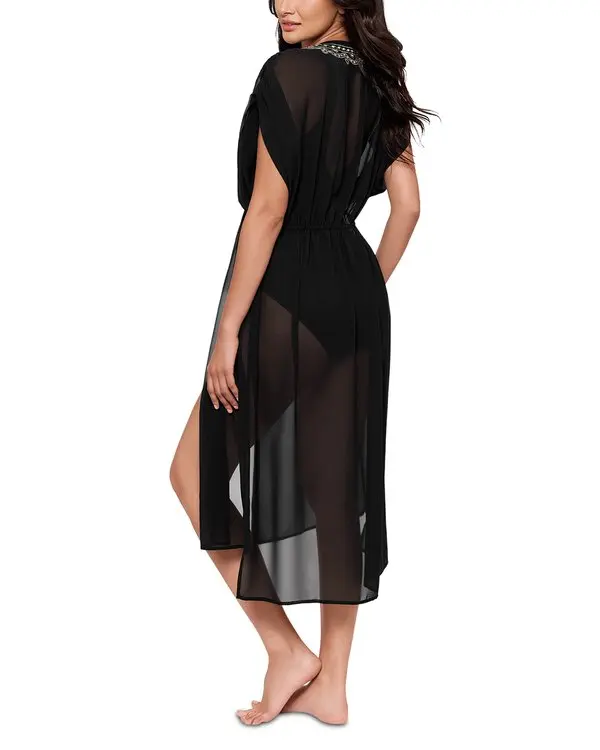 Miraclesuit Swim Cover-up Kimono - Black