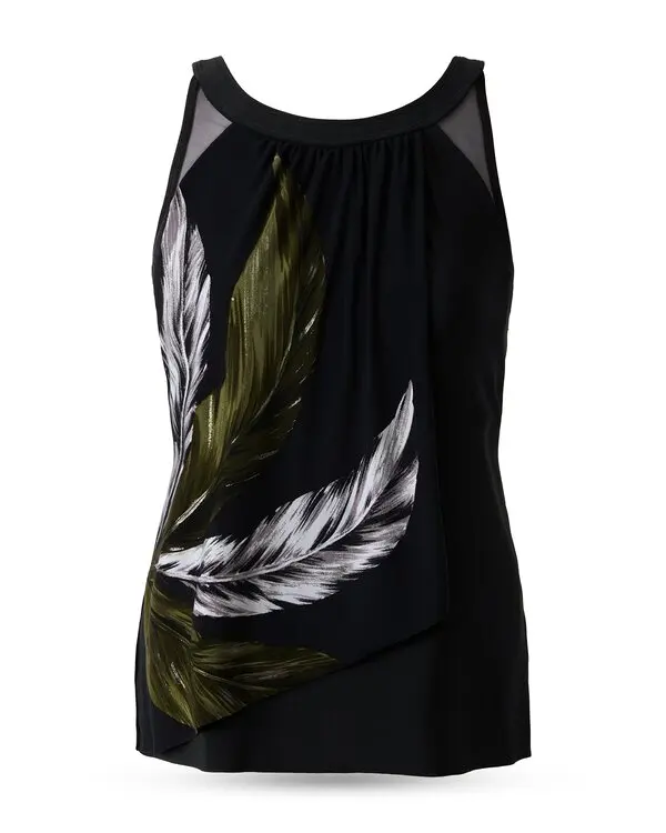 Miraclesuit Boca Grande Ursula Tankini Top - Black/multi