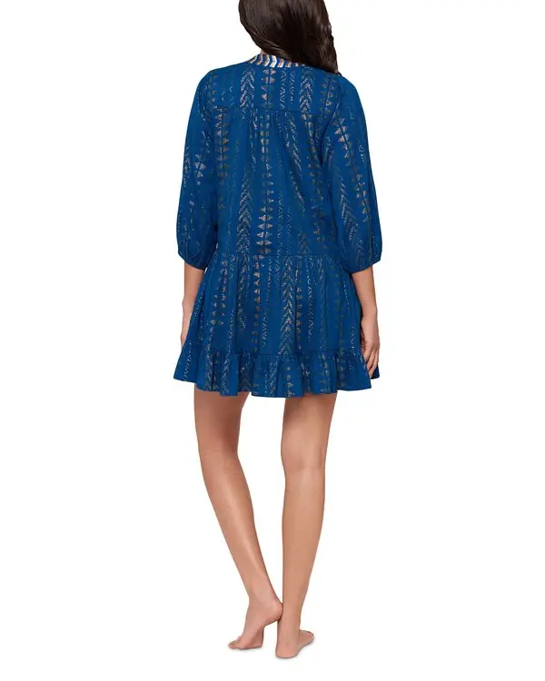 Miraclesuit Jacquard Swim Cover-up Beach Dress - Twilight