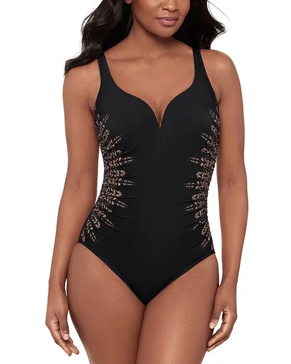 Miraclesuit Costa D'oro Temptress One Piece Swimsuit - Black