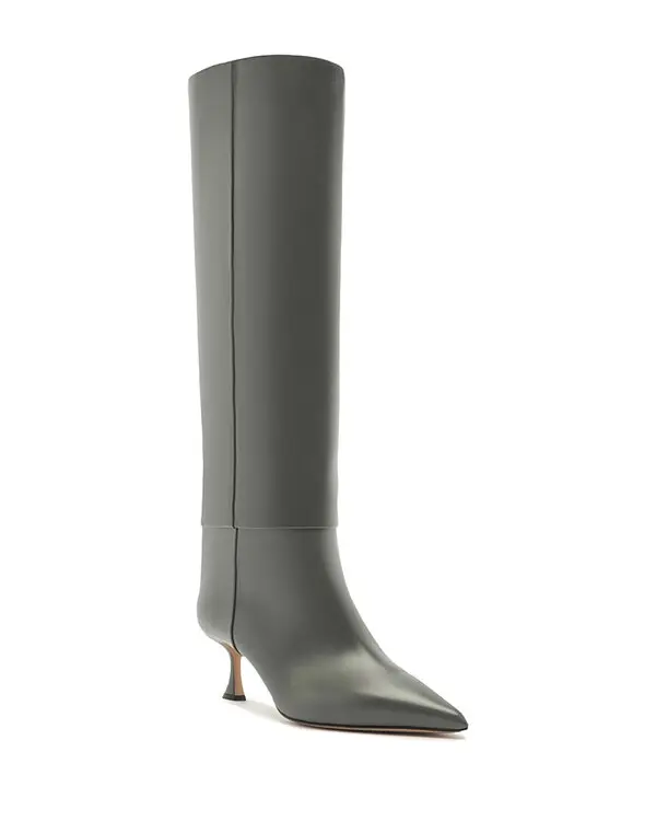 ALEXANDRE BIRMAN Brena Leather Boots - Cement