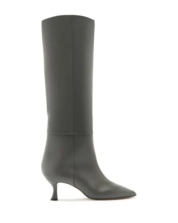 ALEXANDRE BIRMAN Brena Leather Boots - Cement