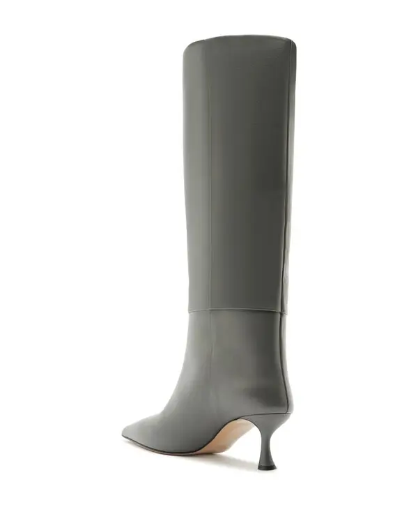 ALEXANDRE BIRMAN Brena Leather Boots - Cement