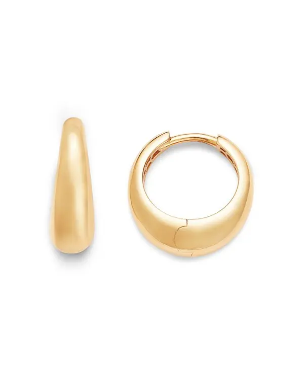 Zoe Chicco 14k Yellow Tapered Huggie Hoop Earrings
