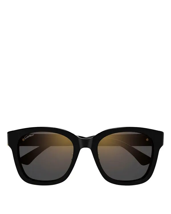 CARTIER Square Sunglasses, 54mm