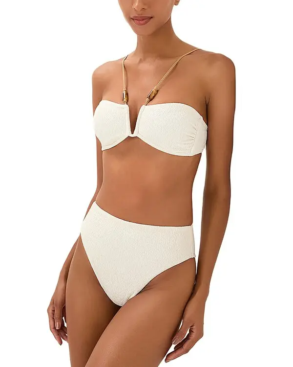 VIX PAULA HERMANNY Firenze Lindsay Bikini Bottom - White