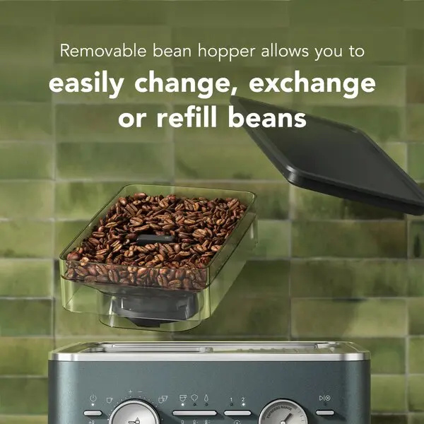 KITCHENAID Semi Automatic Espresso Machine With Burr Grinder